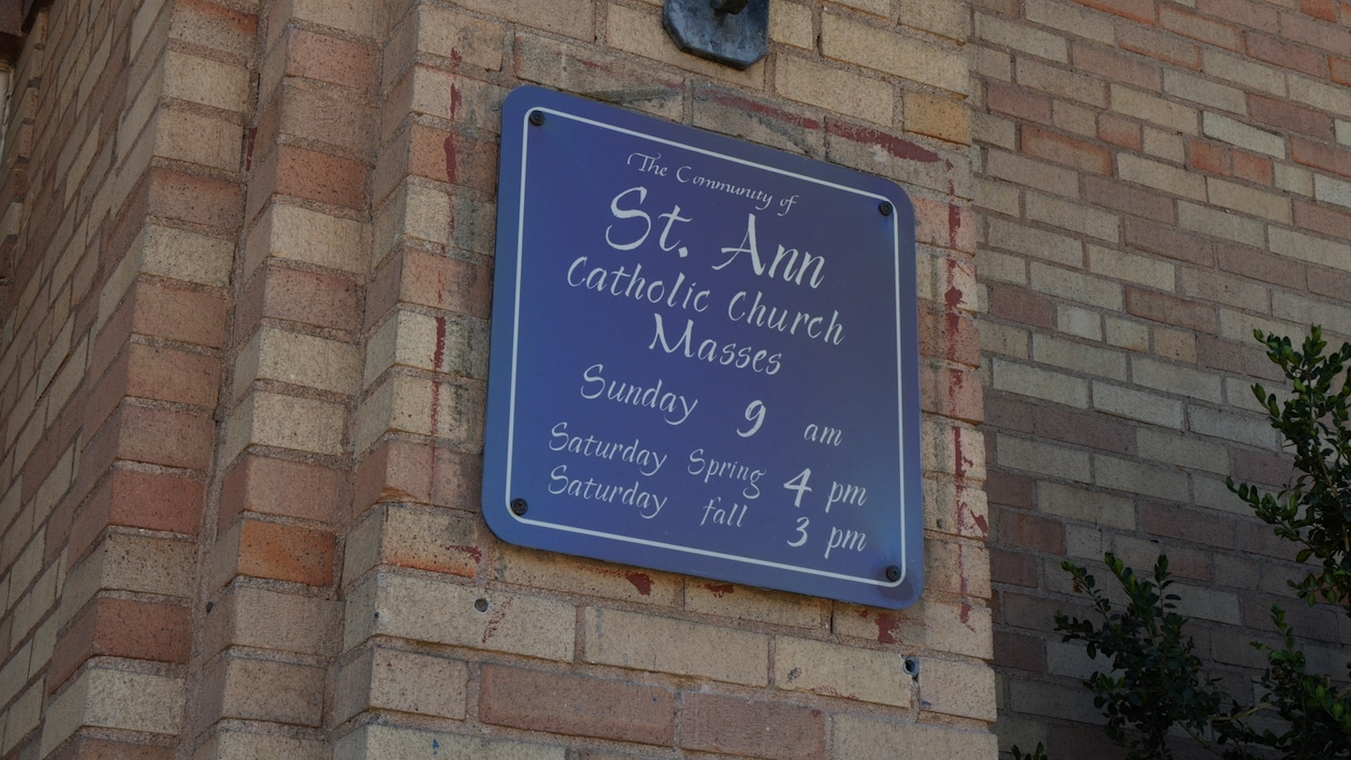 Mass Times – St. Ann Catholic Church